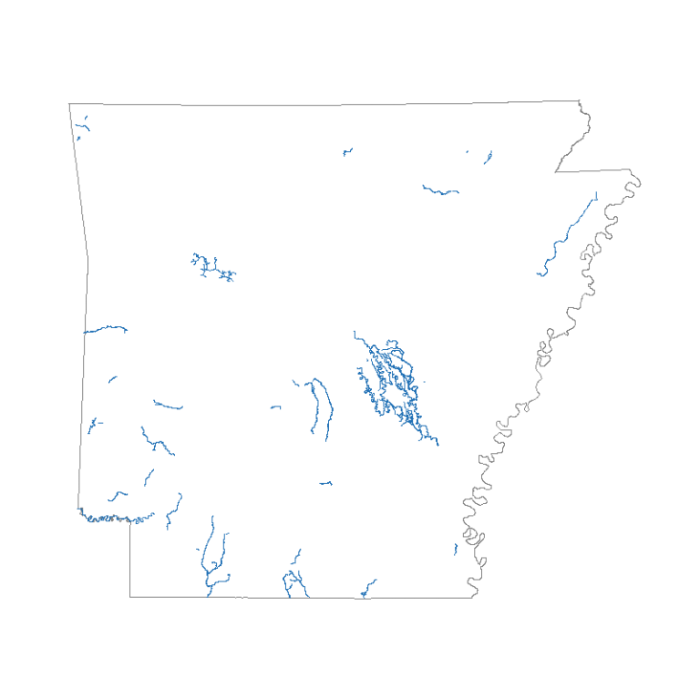 Use Attainability Analysis Segments (line) | Arkansas GIS Office