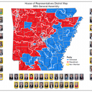Senate District Maps (91st General Assembly: 2017) | Arkansas GIS Office