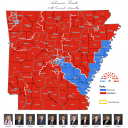 Senate District Maps (95th General Assembly: 2025-2026) | Arkansas GIS ...